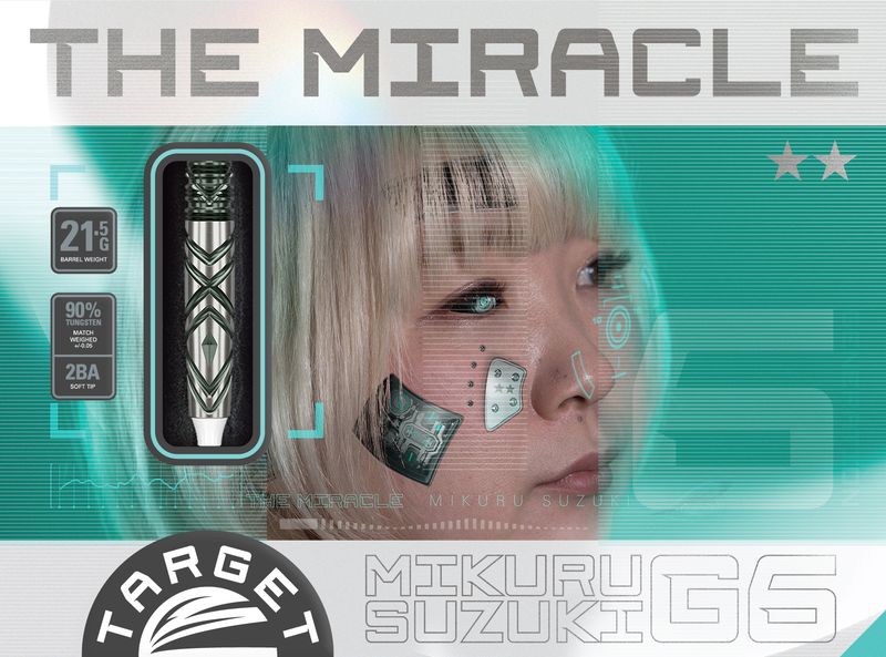 Target Japan The Miracle Gen.6 23 gram stålspiss - dartnorge.no